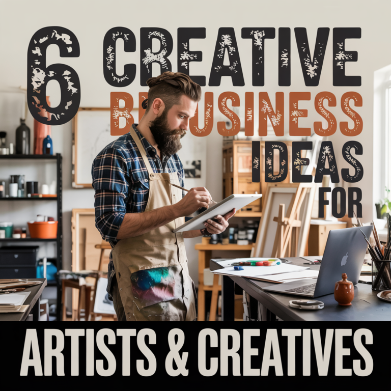 6 Creative Small Business Ideas for Artists and Creatives - Wealthy Tent